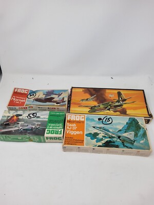 Air plane model kits lot off 4 Frog | eBay