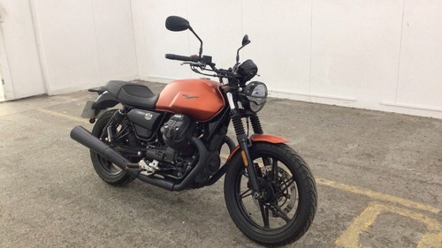 2022 Moto Guzzi V7 850 Stone, Matt Orange, Very Low Mileage | eBay UK