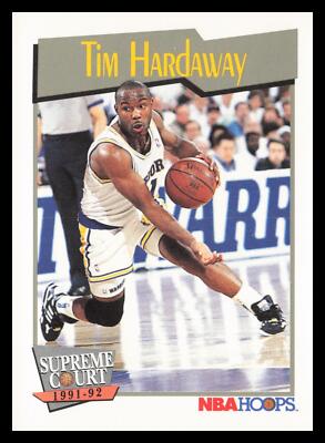 1991-92 Hoops #465 Tim Hardaway Golden State Warriors HOF | eBay