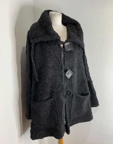 Shepard’s Linen Clothing M Chunky Knit Wool cardigan jacket VGC A line ...