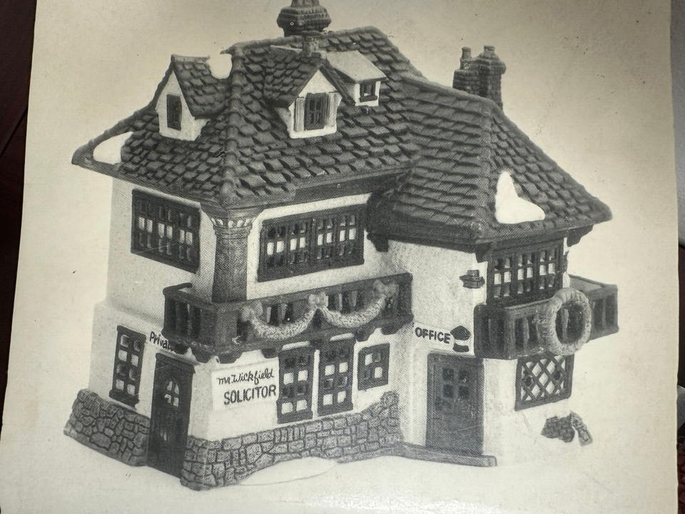 Dept 56 Dickens Village "Mr. Wickfield Solicitor" w/Box #5550-6 | eBay
