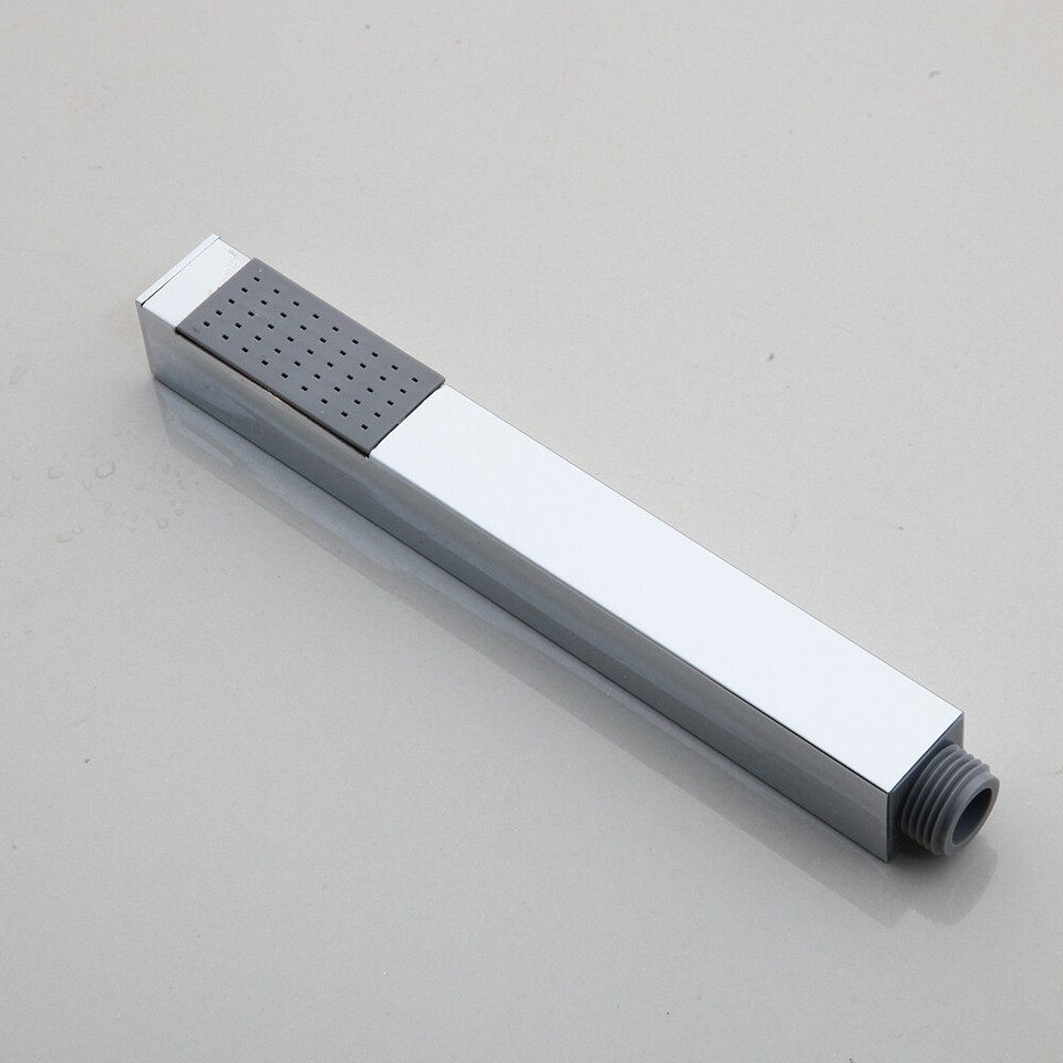 3-Way 10"LED Chrome Shower Set Tap With Hand Spray Taps Mixer Wall ...