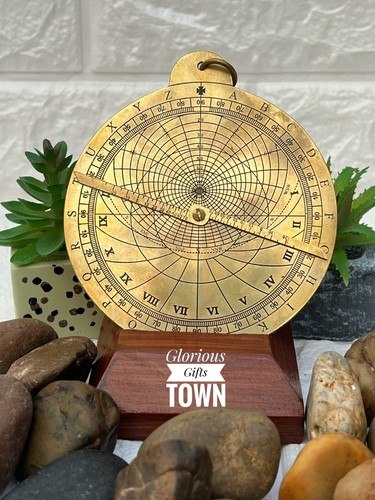 Antique Brass Astrolabe Vintage Navigation Instrument Star Observation ...