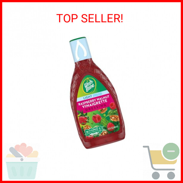 Wish-Bone Light Raspberry Walnut Vinaigrette Dressing,15 FL oz Bottle ...