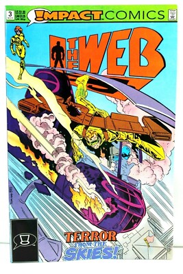 The Web #3 Terror From The Skies 1991 Comic Impact DC Comics F+ | eBay
