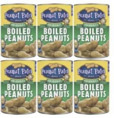 Peanut Patch Green Boiled Peanuts, (13.5oz cans) 6 Pack FREE SHIPPING ...