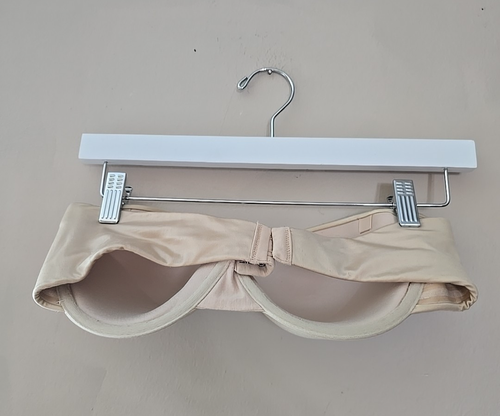 Maidenform Custom Lift Beige Padded Strapless Underwire Push Up Bra ...
