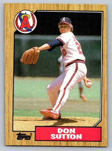 1987 Topps #673 Don Sutton - California Angels | eBay