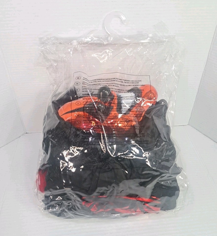 Fun World Chrome Red Clown Mask Child Halloween Costume Large 12-14 ...