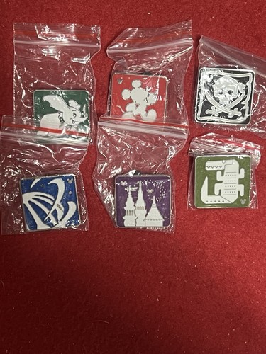 6 Disney pins Large Park HM Icons as seen lot X | eBay