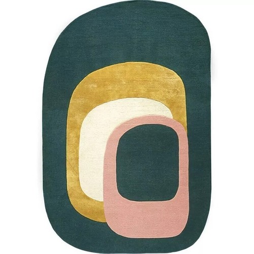 Handmade Hand tufted Modern Abstract Area rug for living room Bedroom ...