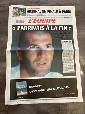 L'Equipe Journal 26/04/2006 J’arrivais À La Fin | eBay