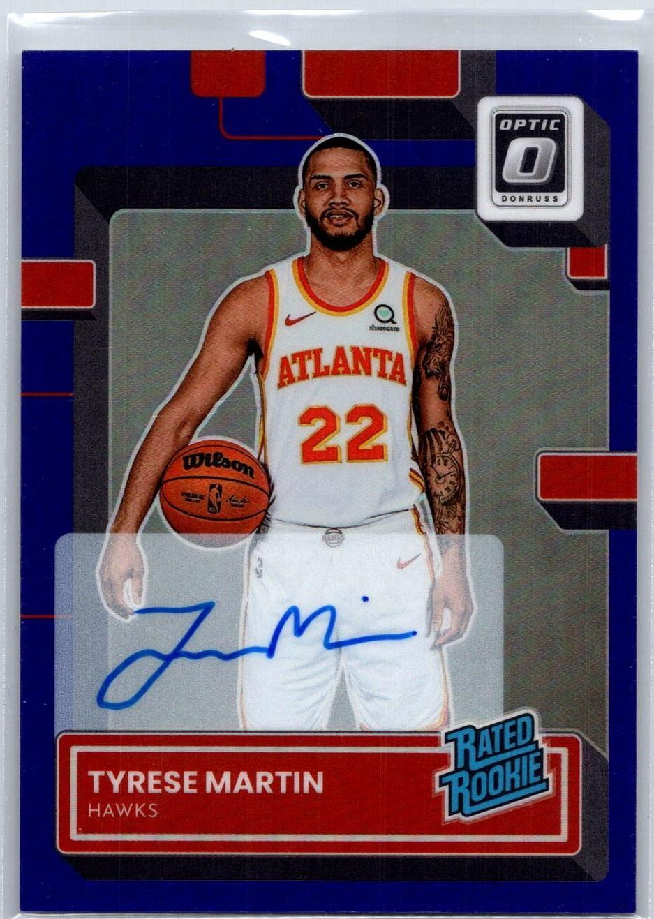 2022-23 Panini Donruss Optic - Rated Rookie Tyrese Martin #234 Purple ...