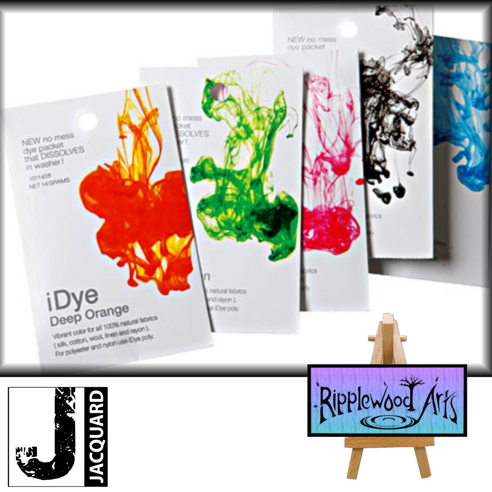 Jacquard iDYE & iDYE Poly - Vibrant Color Dye Sachets + Combined ...