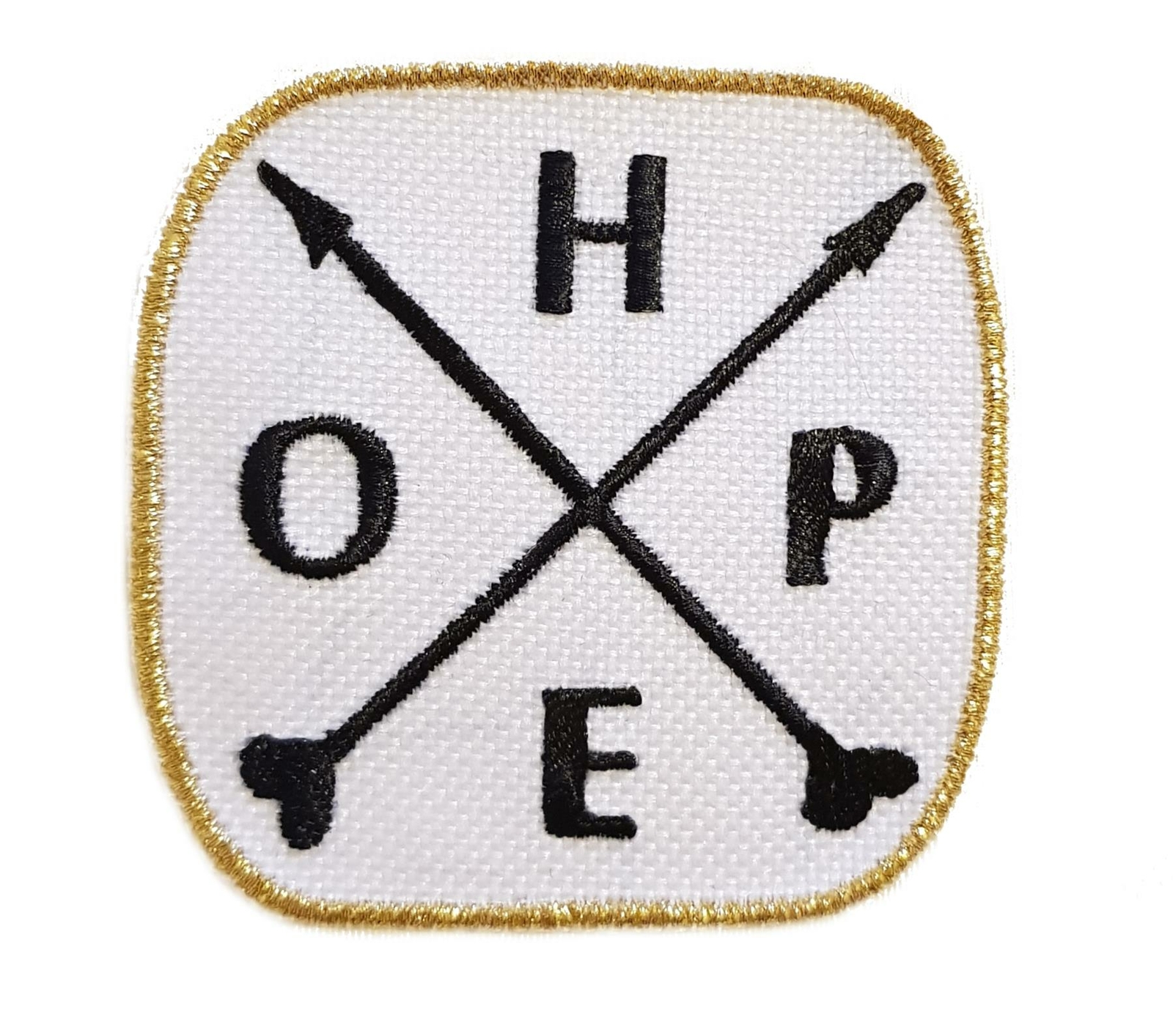 HOPE Quote Embroidery Iron On Patches Jacket Badge Jeans Applique ...