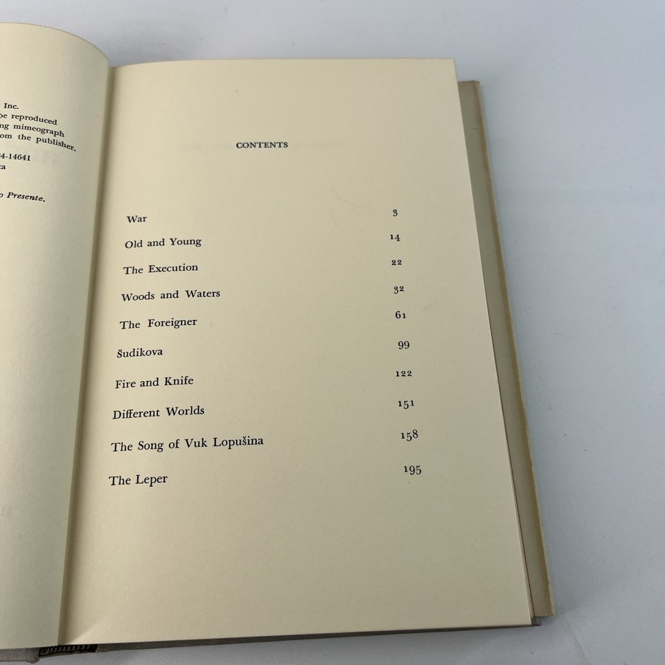 Vtg Book The Leper and Other Stories Milovan Djilas 1964 First Edition ...