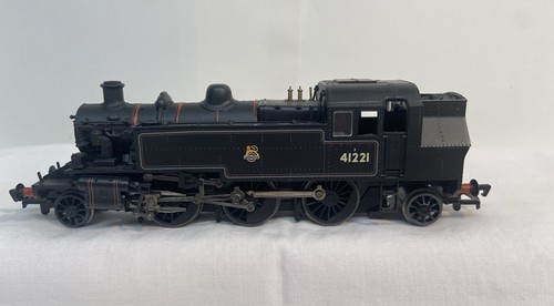 OO Gauge Bachmann Ivatt Class 2, 31-450, 2-6-2T, BR Black, #41221, Push ...