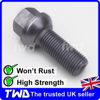 ALLOY WHEEL BOLT FOR MERCEDES BENZ SPRINTER (35MM LONG) LUG NUT STUDS ...