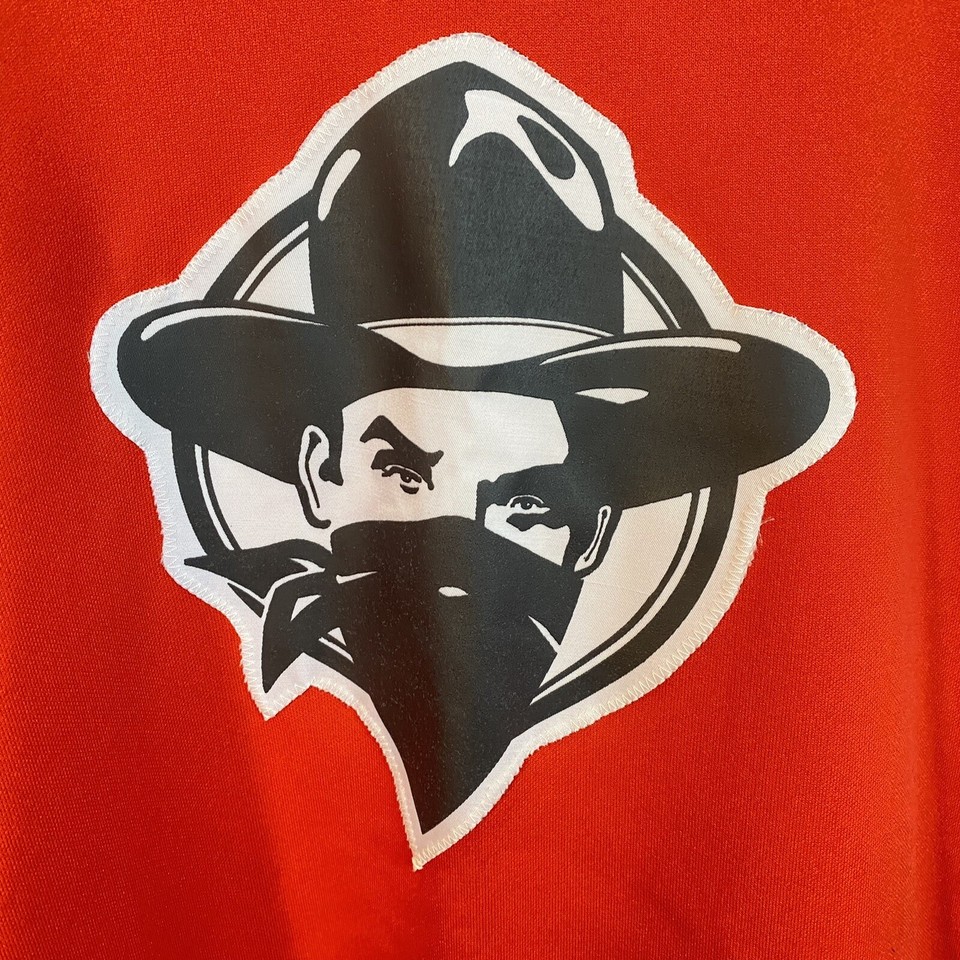 Vintage NNHL Hockey Jersey XL Sewn On Bandits Outlaw Team Logo Adams ...