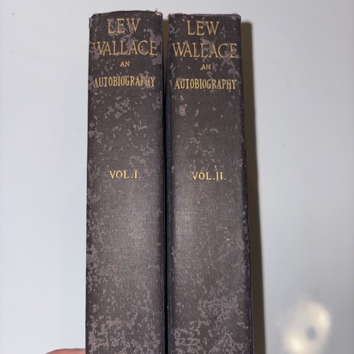 LEW WALLACE AN AUTOBIOGRAPHY 1906 | eBay