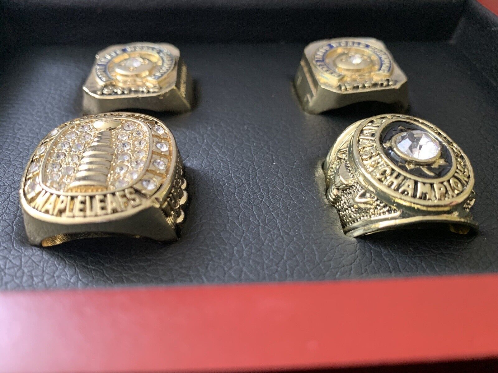 Toronto Maple Leafs Stanley Cup Championship Ring Set With Box Tim ...