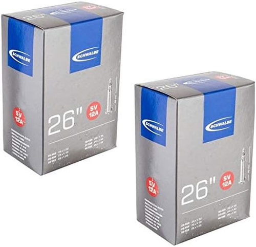 26 Inch Bike Inner Tubes - 26 X 1.00-1.50, Presta 40Mm Valve, 2 Pack ...