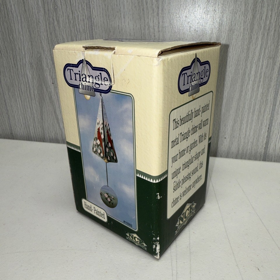 Cardinal Triangle Chime 11" Metal Wind Chime NCE #15503 | eBay