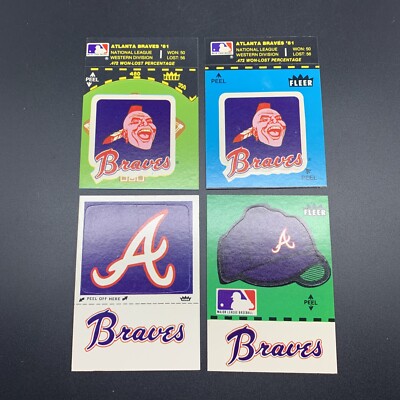 Complete 1982 Fleer Sticker Team Set - Atlanta Braves #2 | eBay