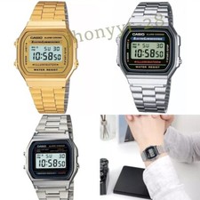 Casio Classic A158WA-1DF Wrist Watch for Men - Silver for sale online ...