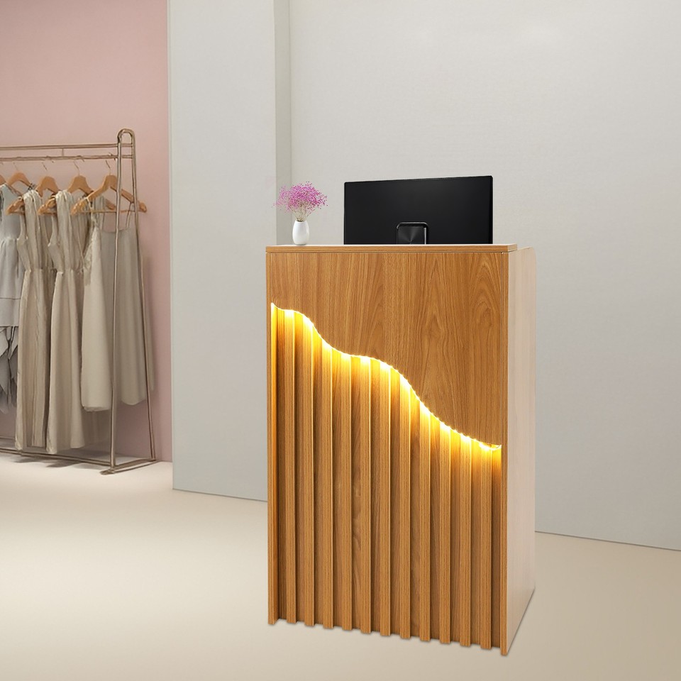 Shop Reception Counter With A Lockable Drawer, Reception Desk For ...