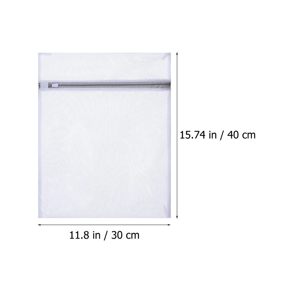 6 Pcs Polyester Mesh Laundry Bags Clothes Washing Bags for Travel ...