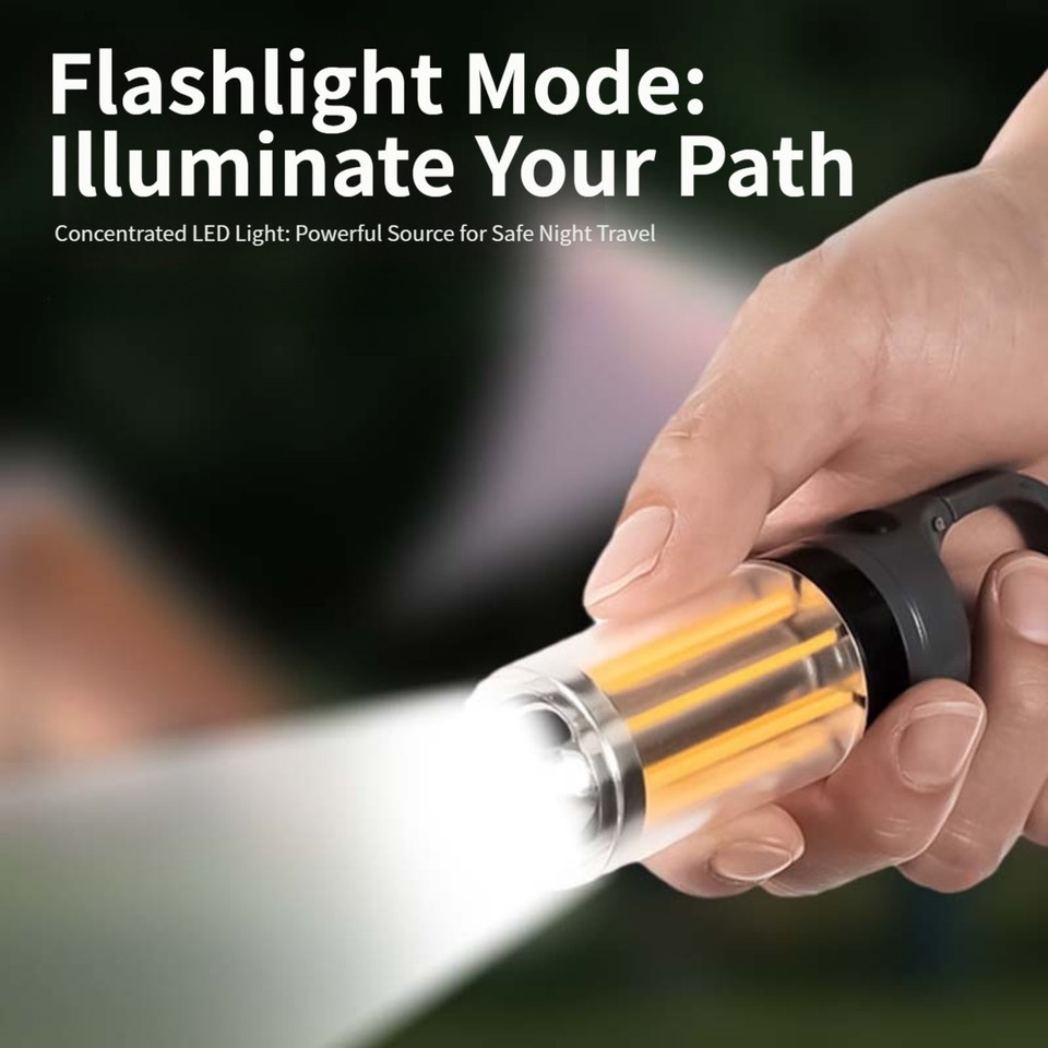 Camping Trips Camping Lantern Tent Light Compact Portable Size Dual ...