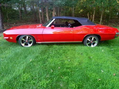 Staggered 17" Pontiac Rally II 5 Spoke Wheels SET of 4 + CAPS | Black ...