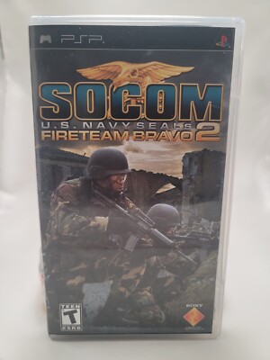 SOCOM U.S.Navy SEALs Fireteam Bravo 2 (Sony PSP , 2006) Rated T ...