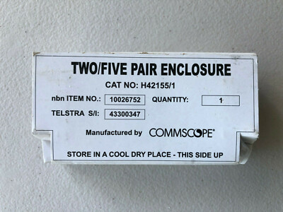 Commscope snot box 2/5 Pair enclosure | eBay