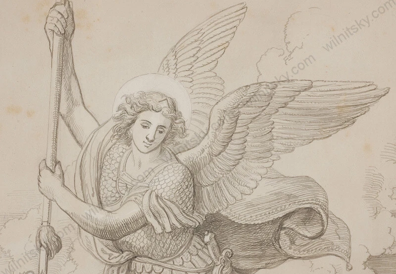 St Michael Line Drawing