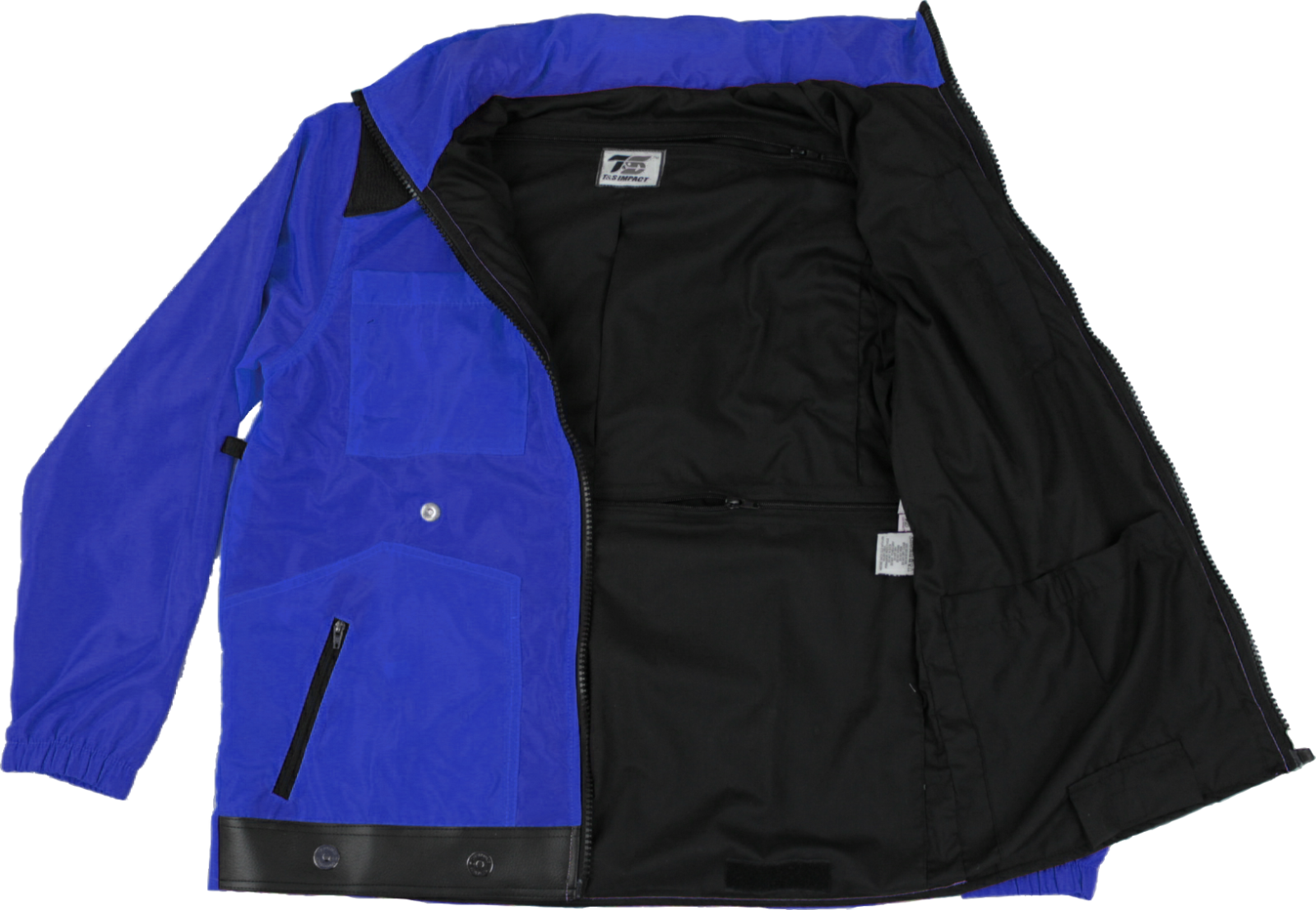 T&S Impact Unisex Convertible Royal Blue Travel Jacket Converts to ...