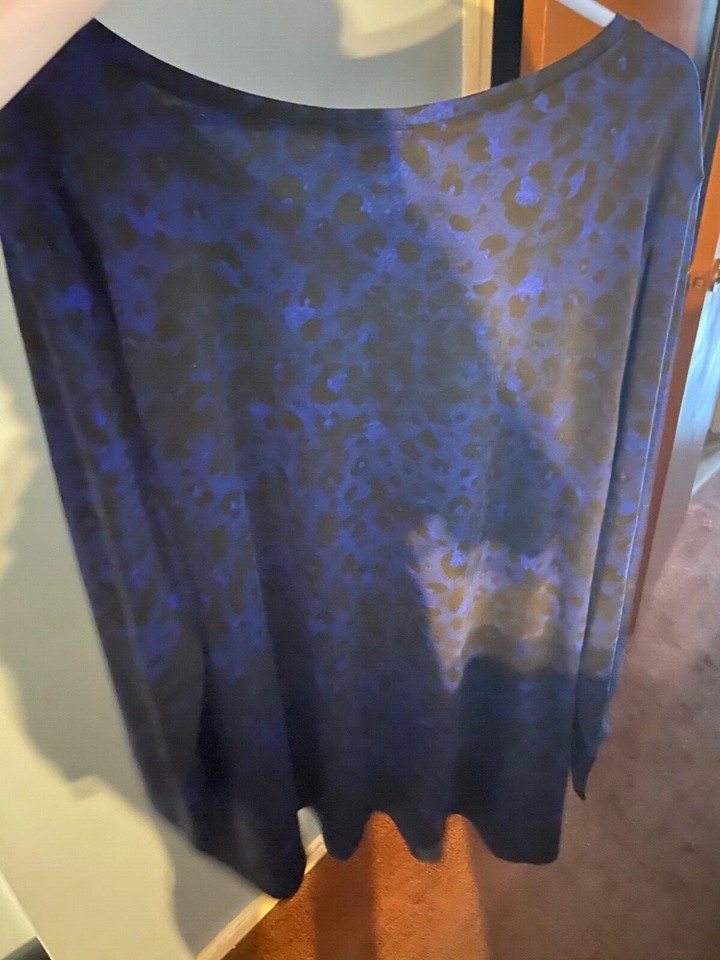 NWT Lularoe Elizabeth 2xl animal print blue new with tags | eBay