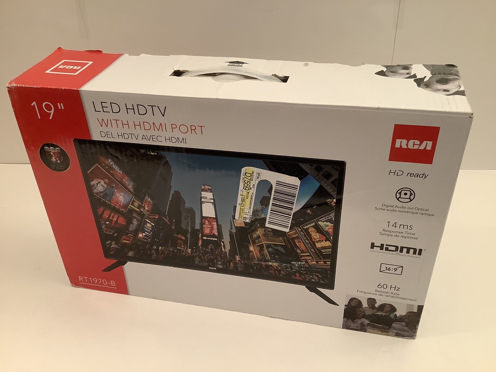 RCA RT1970-B 19" LED HDTV HDMI 60HZ RESOLUTION 1366x768 W/ REMOTE ...