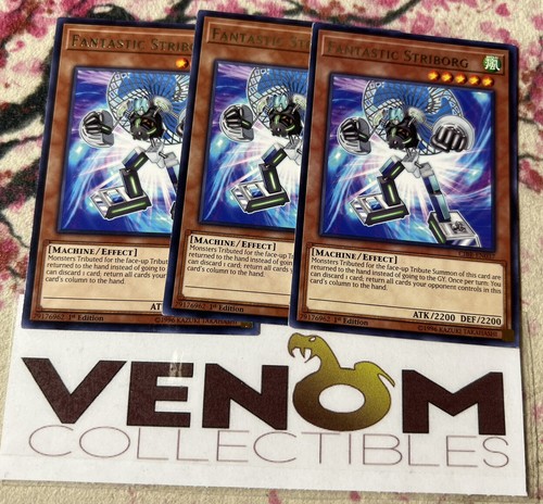 3x (VLP) - Fantastic Striborg - CIBR-EN037 - Rare - 1st Edition YuGiOh ...