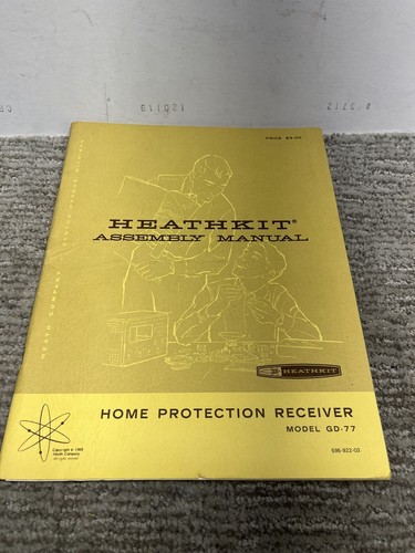 Heathkit Assembly Manual for Home Protection Receiver Model GD-77 | eBay