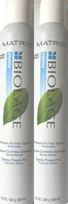 2 Matrix Biolage FREEZE FIX FIRM HOLD Hair Spray 10 oz ea (736) | eBay