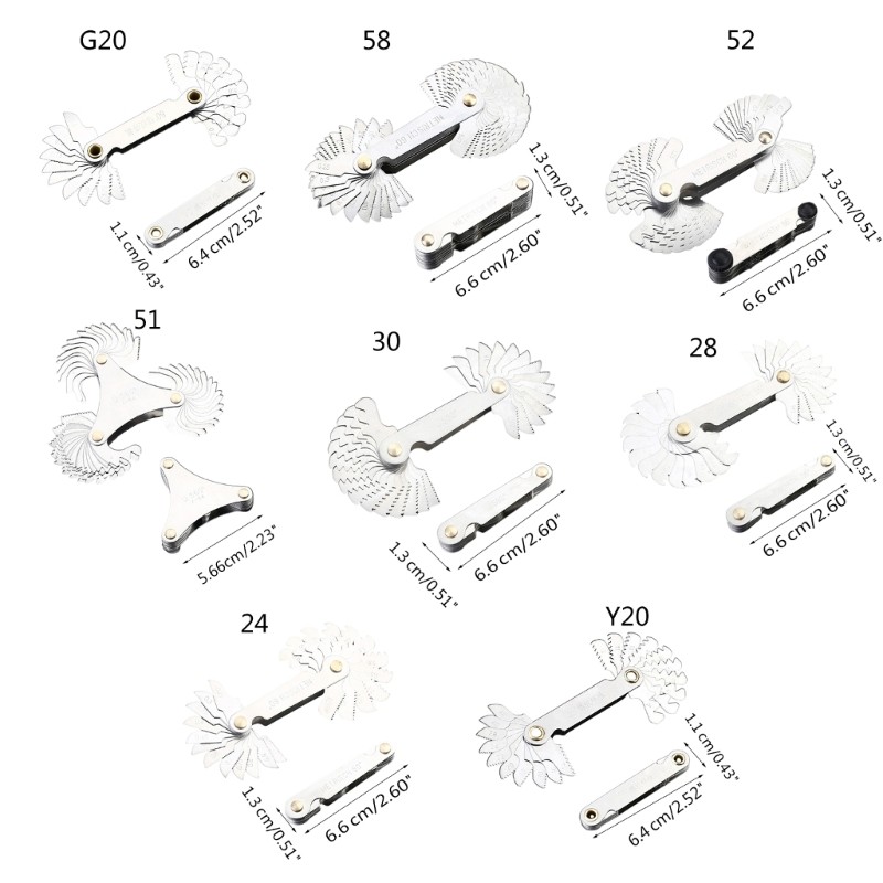 Screw Gauge 55 60 Degree Metric Inch Thread Plug Gauge Gear-Tooth Screw ...
