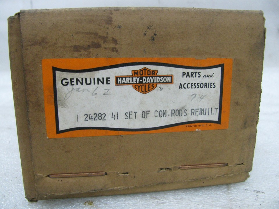 NOS Harley Davidson connecting rods kit 24282-41 Knucklehead Panhead ...