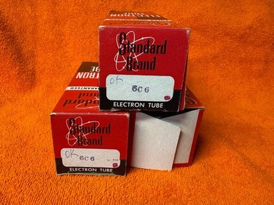 NOS Electron Tube Standard Brand, Sylvania 6C6 tubes Price is for ONE ...