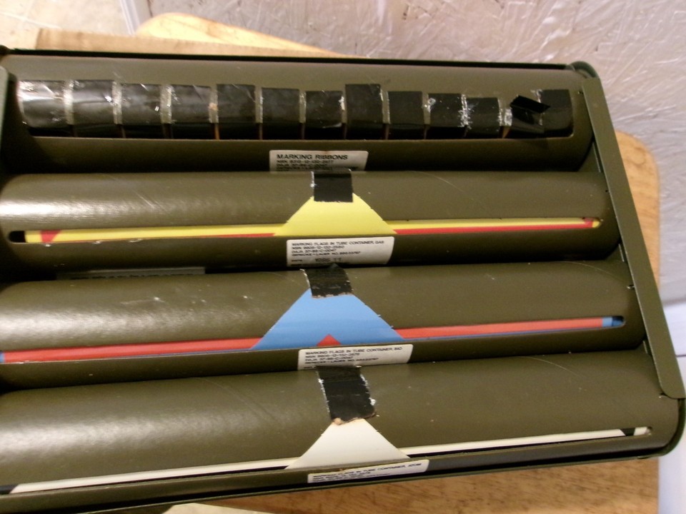 rare new unissued complete nuclear,biological, chemical (nbc) marking ...