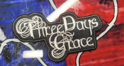 EMBROIDERED THREE DAYS GRACE PATCH (Made To Order) | eBay
