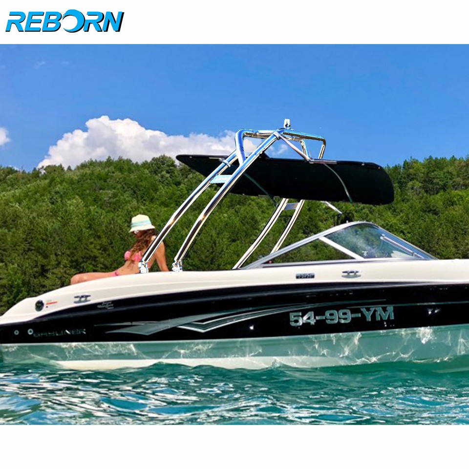 Reborn Launch Forward-facing Boat Wakeboard Tower polished | Fast ...