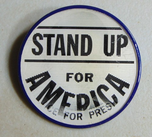 George Wallace 1968 flasher campaign pin button political | eBay