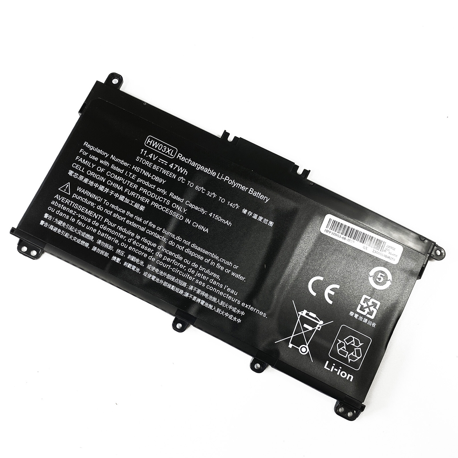 HW03XL Battery for HP Pavilion 15-EH0008NF 15-EG0103TX 15-EG0504NW ...